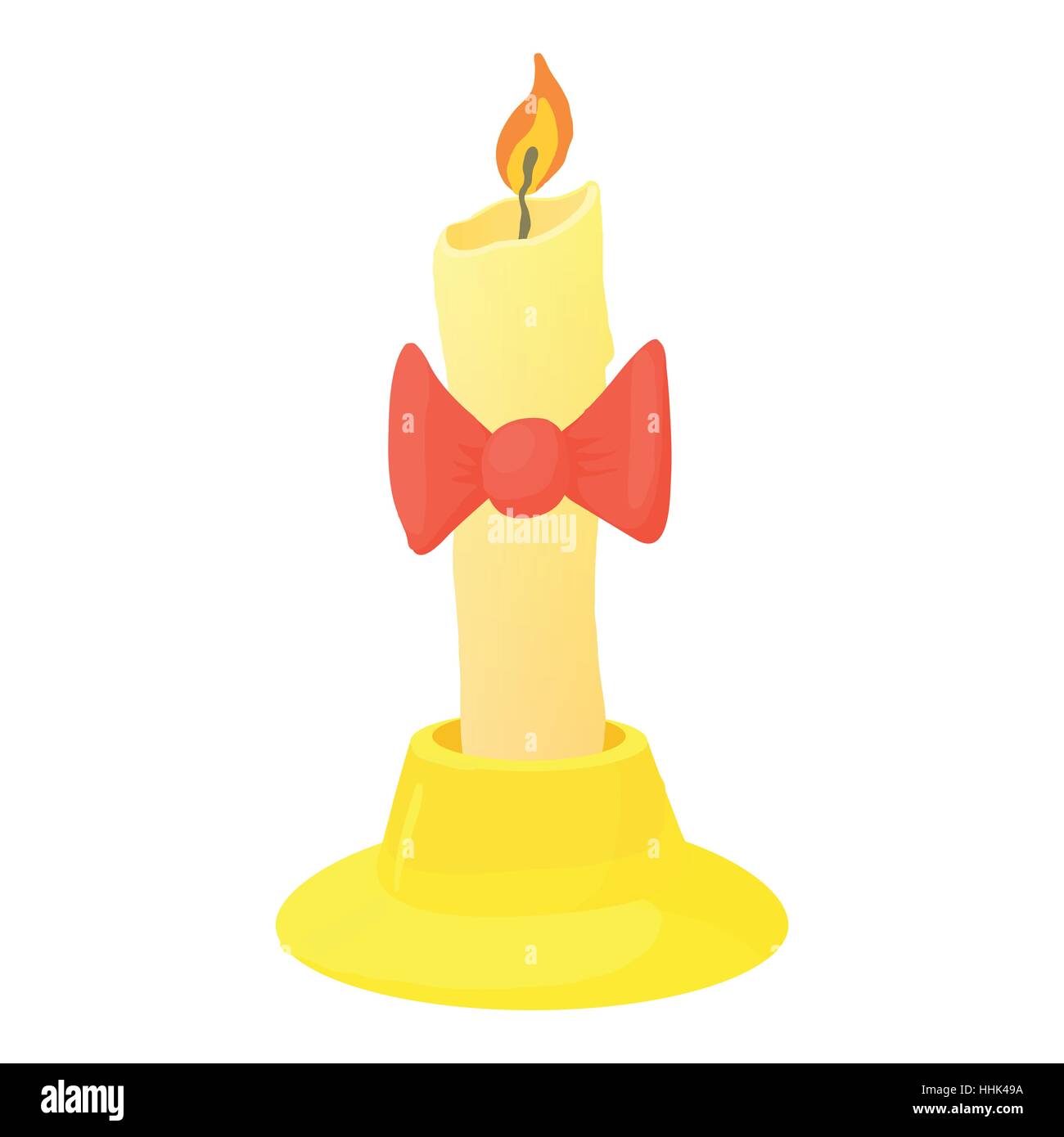 Candle icon, cartoon style Stock Vector Image & Art - Alamy
