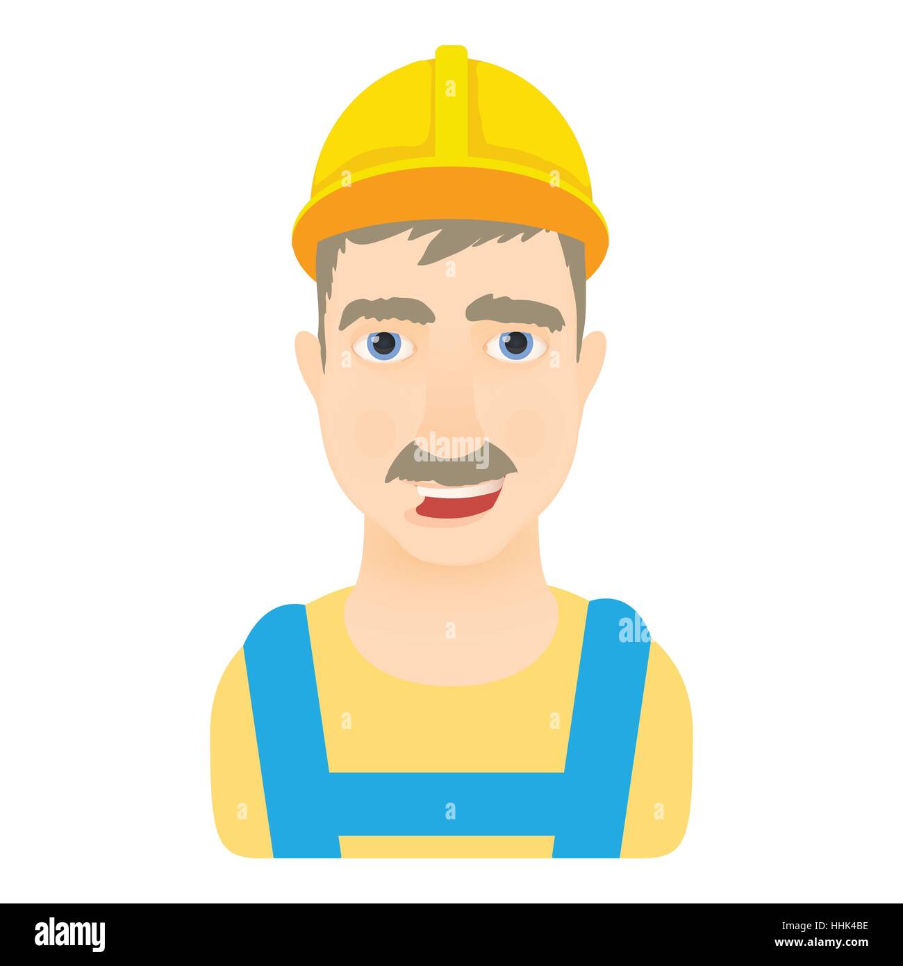 Worker icon, cartoon style Stock Vector Image & Art - Alamy