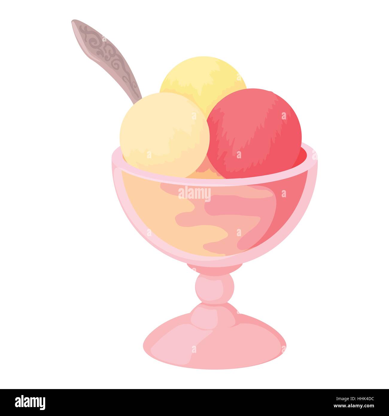 Ice cream icon, cartoon style Stock Vector Image & Art - Alamy