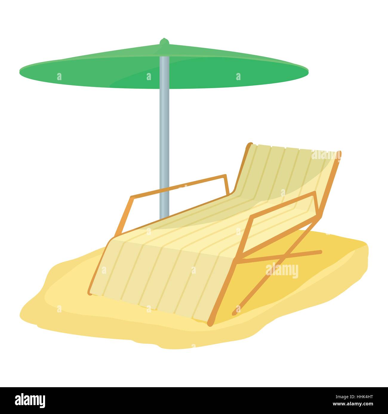 Plastic deckchair Stock Vector Images - Alamy