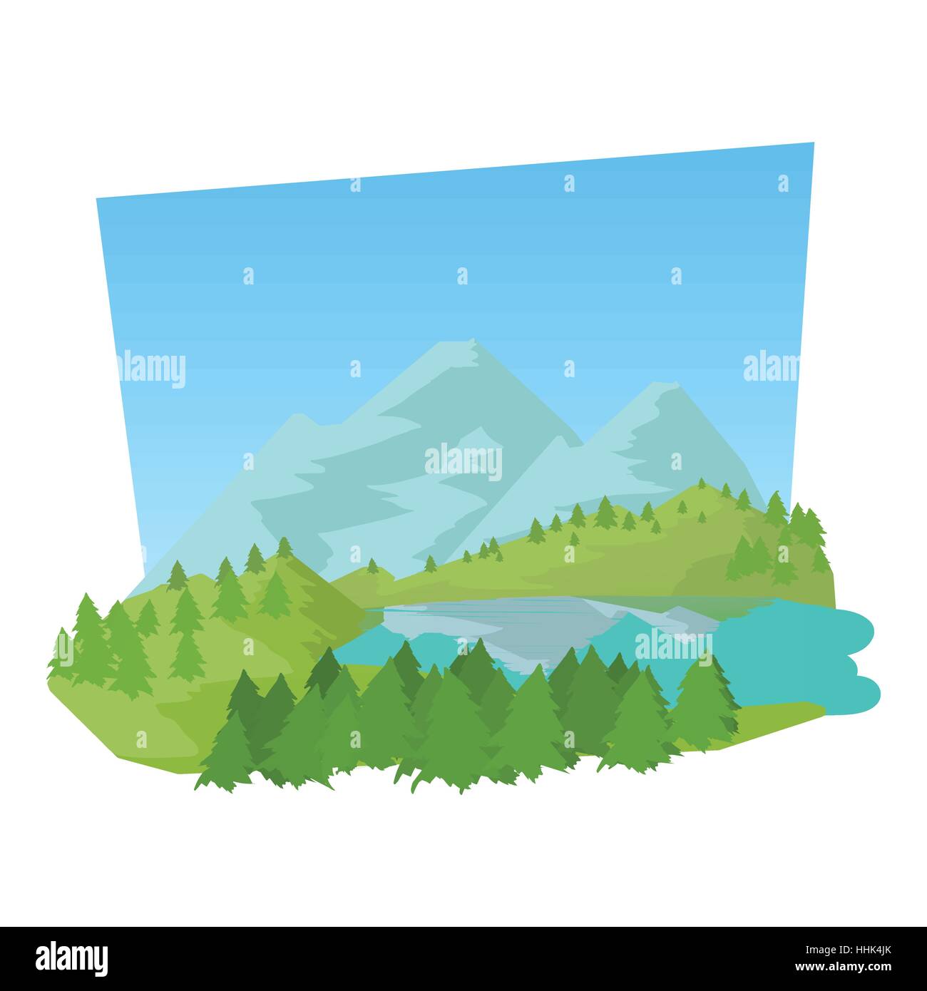Forest icon, cartoon style Stock Vector Image & Art - Alamy