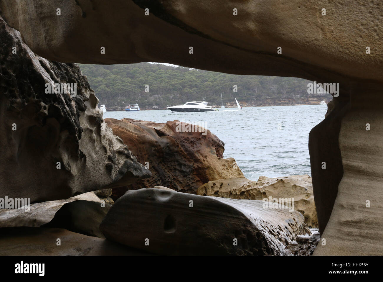 The rocky track between Balmoral Beach and Chinamans Beach in Mosman ...