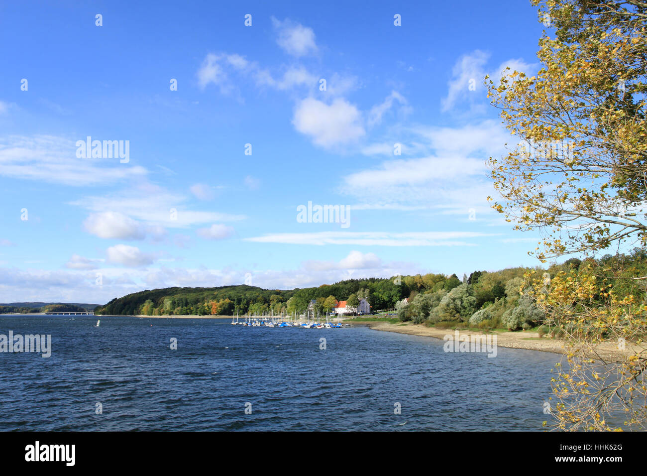 artificial lake, yacht, sailing boat, sailboat, dam, rowing boat, boat ...
