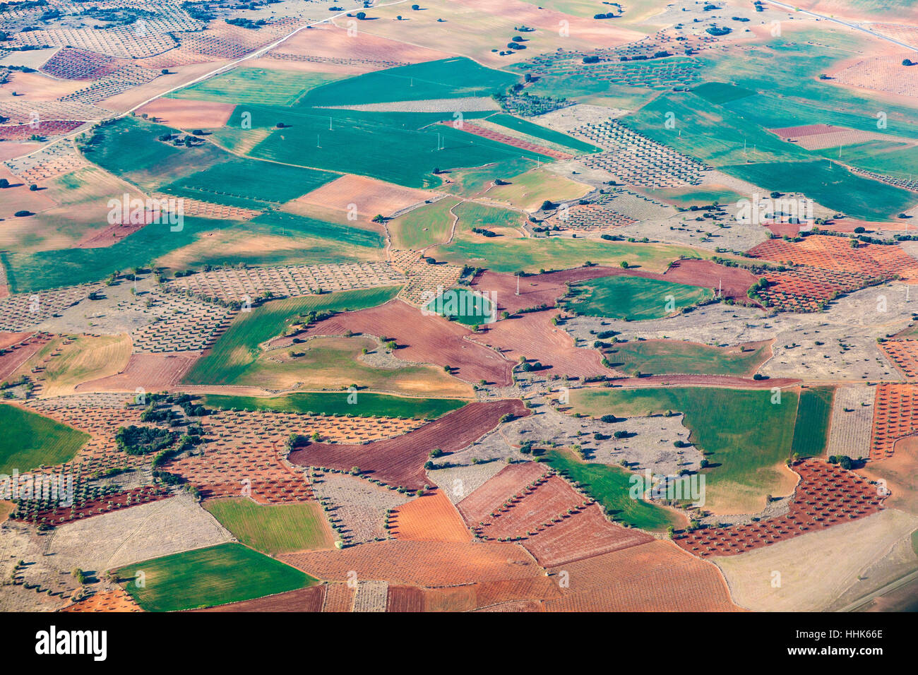 agriculture, farming, field, spain, transport, motorway, highway, above ...