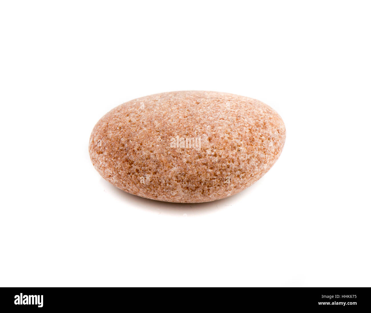 single stone isolated on white background. geological element Stock ...