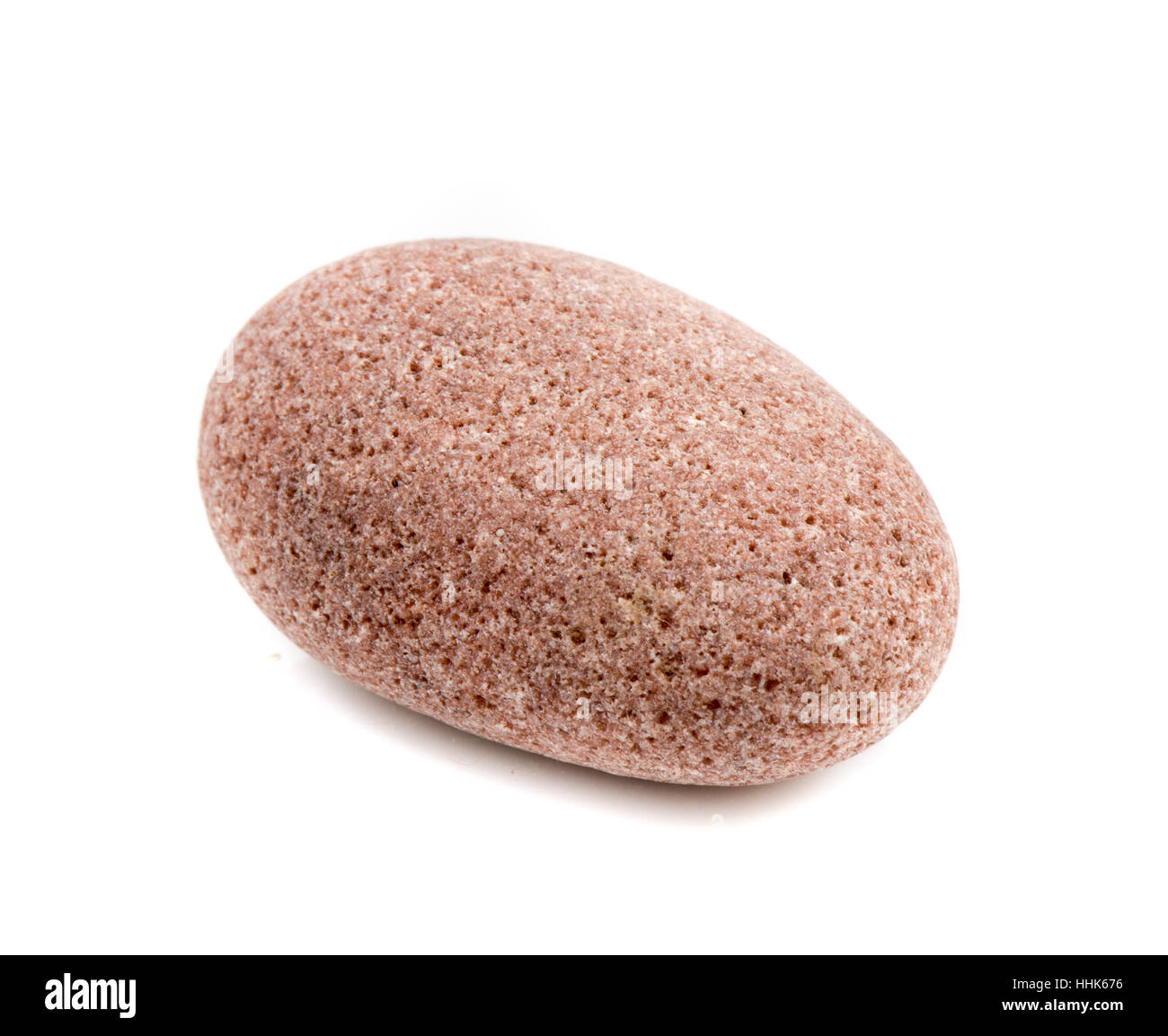 single stone isolated on white background. geological element Stock ...
