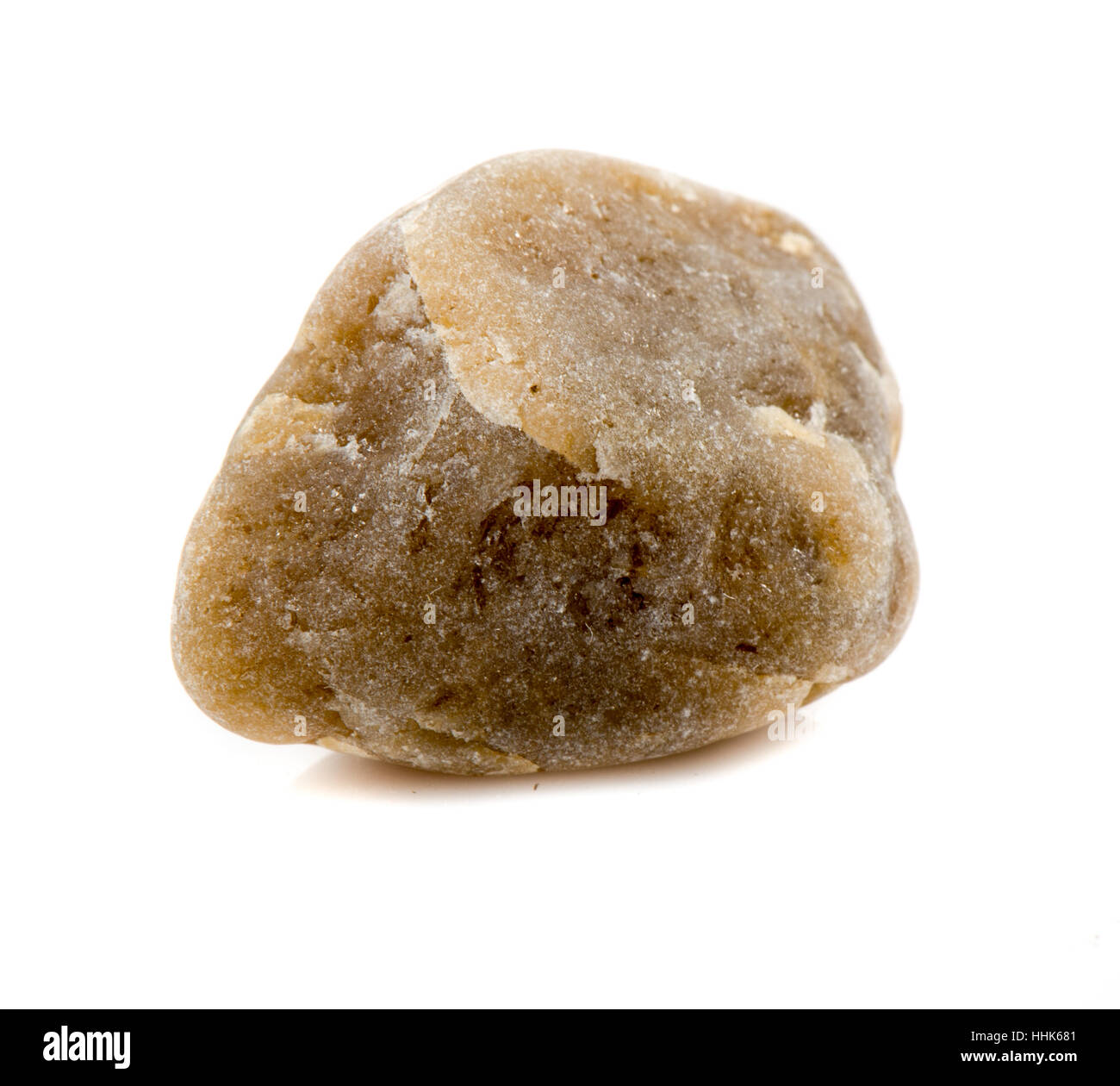 single stone isolated on white background. geological element Stock ...