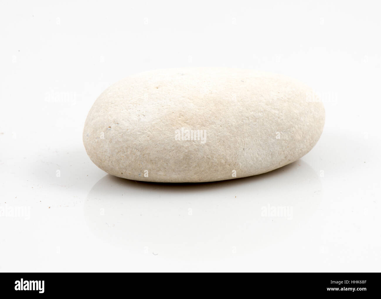 single stone isolated on white background. geological element Stock ...