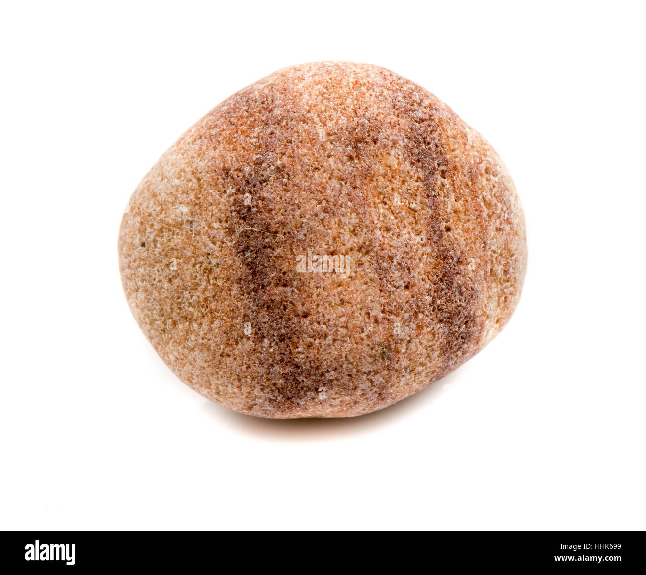 single stone isolated on white background. geological element Stock ...