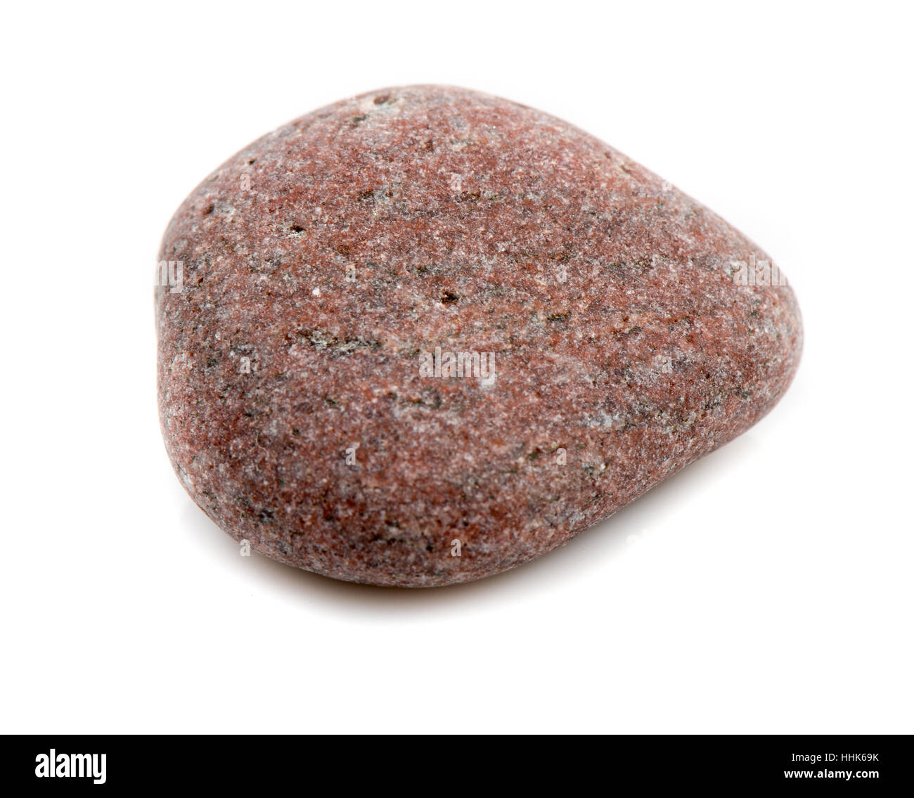 single stone isolated on white background. geological element Stock ...