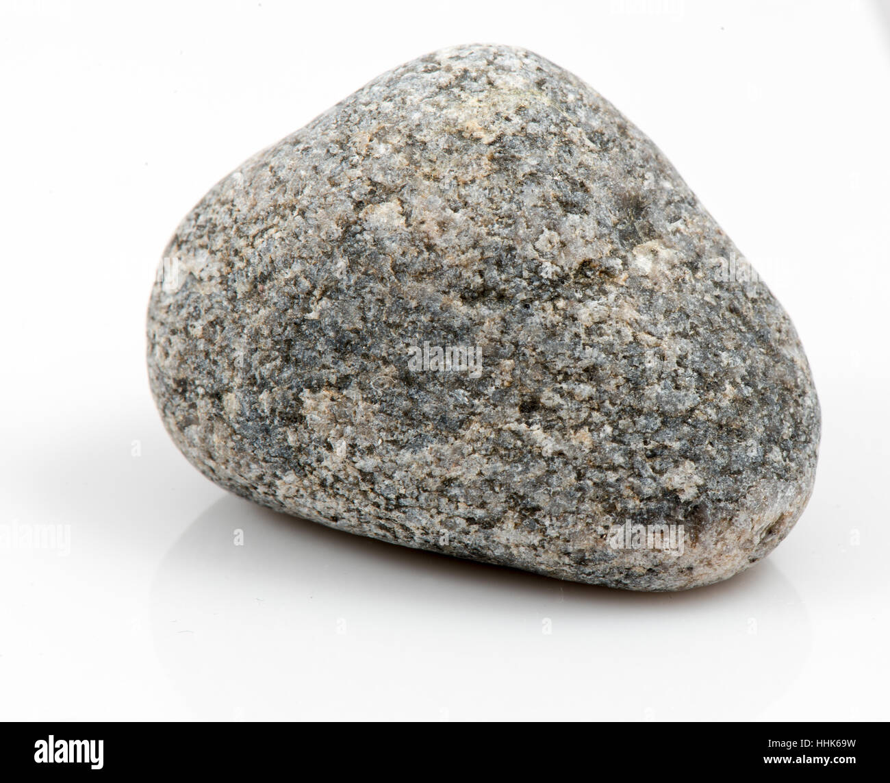 single stone isolated on white background. geological element Stock ...