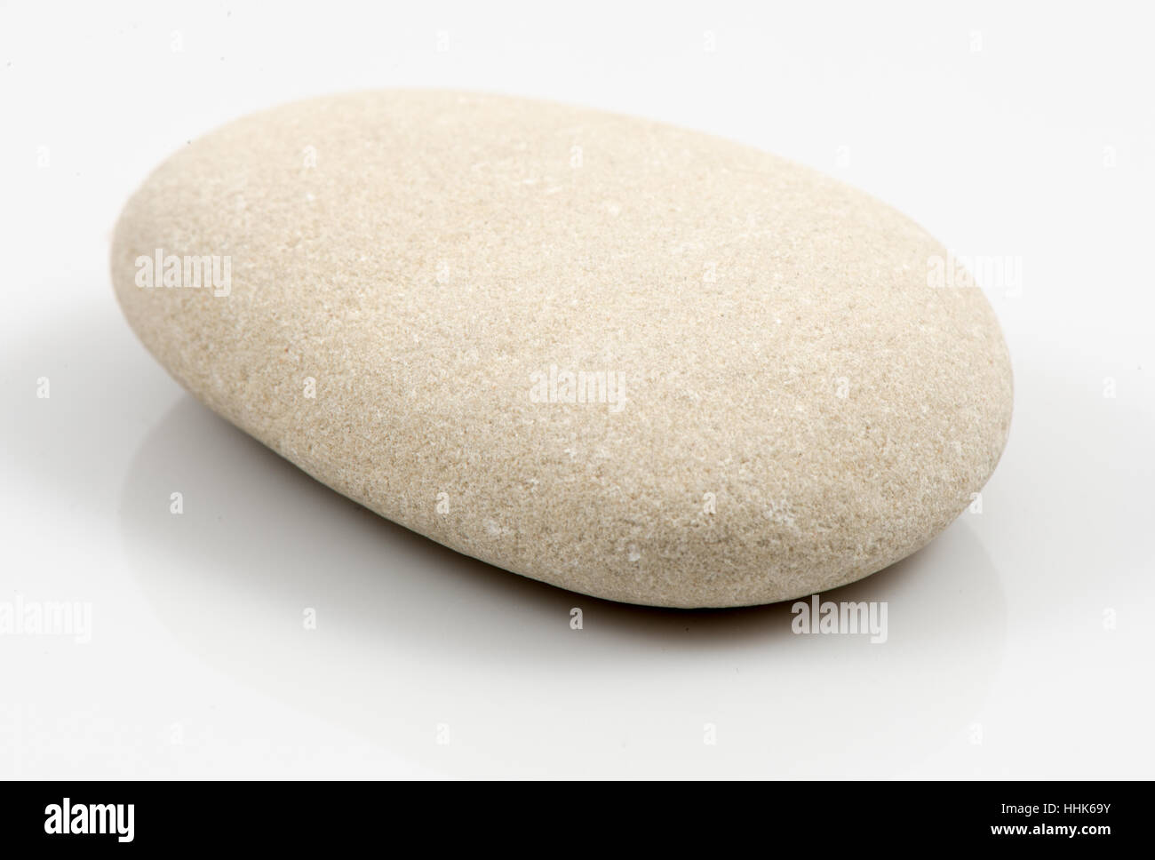 single stone isolated on white background. geological element Stock ...
