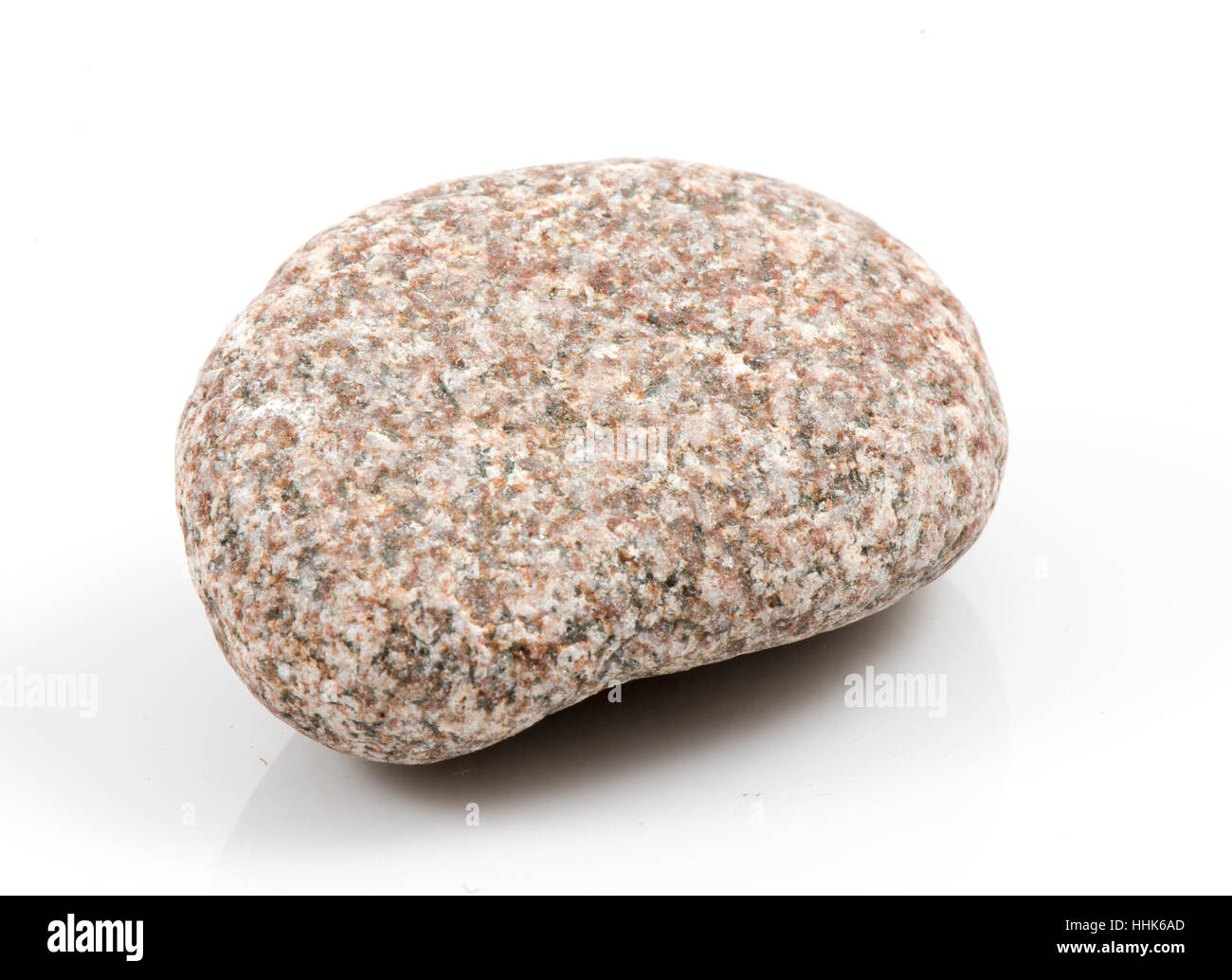 single stone isolated on white background. geological element Stock ...
