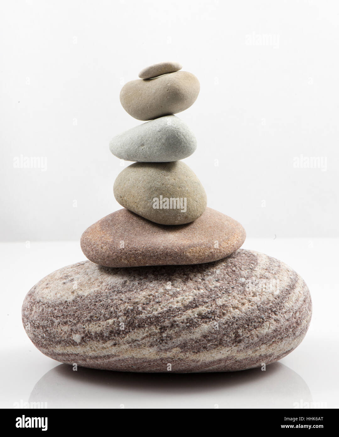 balancing stones isolated on white background. geology Stock Photo - Alamy