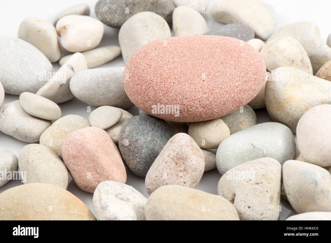 collection of stones isolated on white background Stock Photo - Alamy