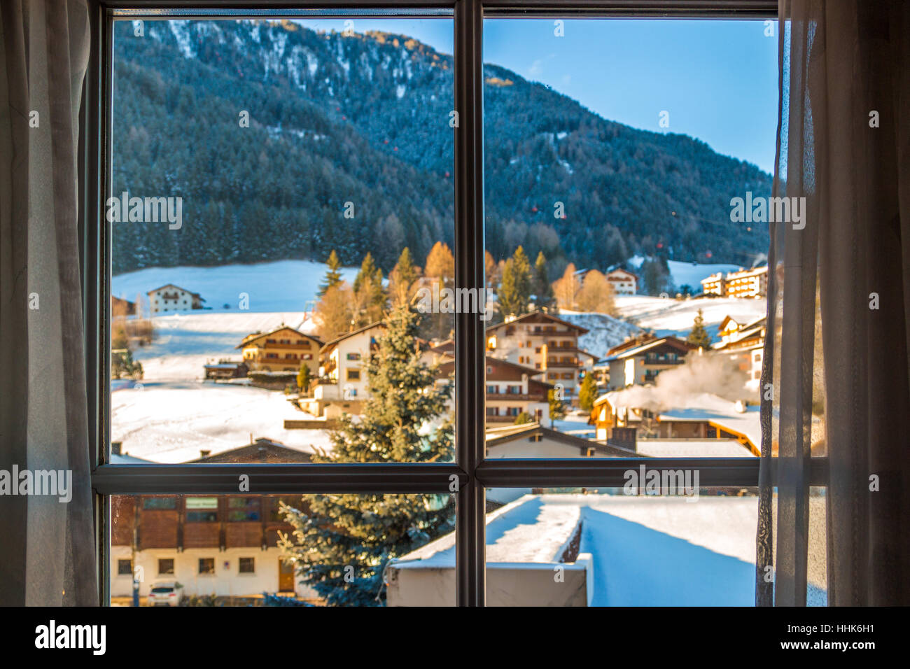 Italian landscape through window hi-res stock photography and images ...