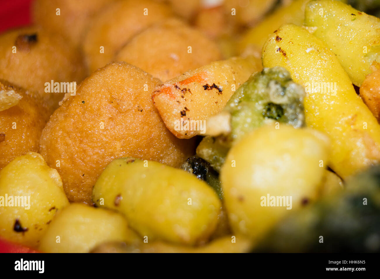 Mix of fried vegetables Stock Photo - Alamy