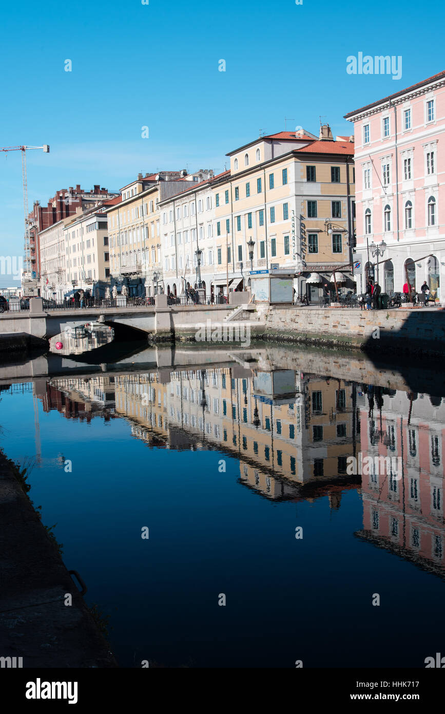 Walking through art views in Trieste Stock Photo - Alamy