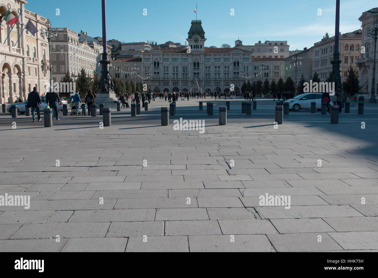 Walking through art views in Trieste Stock Photo - Alamy