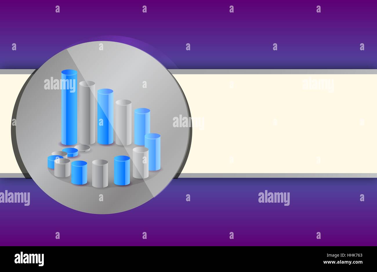 purple and blue chart business illustration background design Stock ...