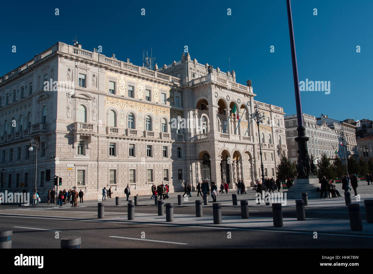 Walking through art views in Trieste Stock Photo - Alamy