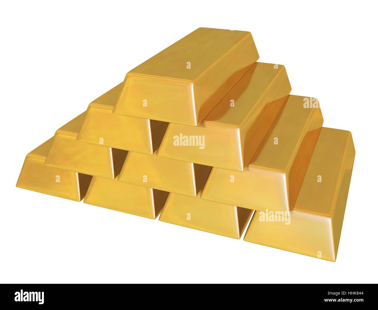 Pyramid Of Gold Bars