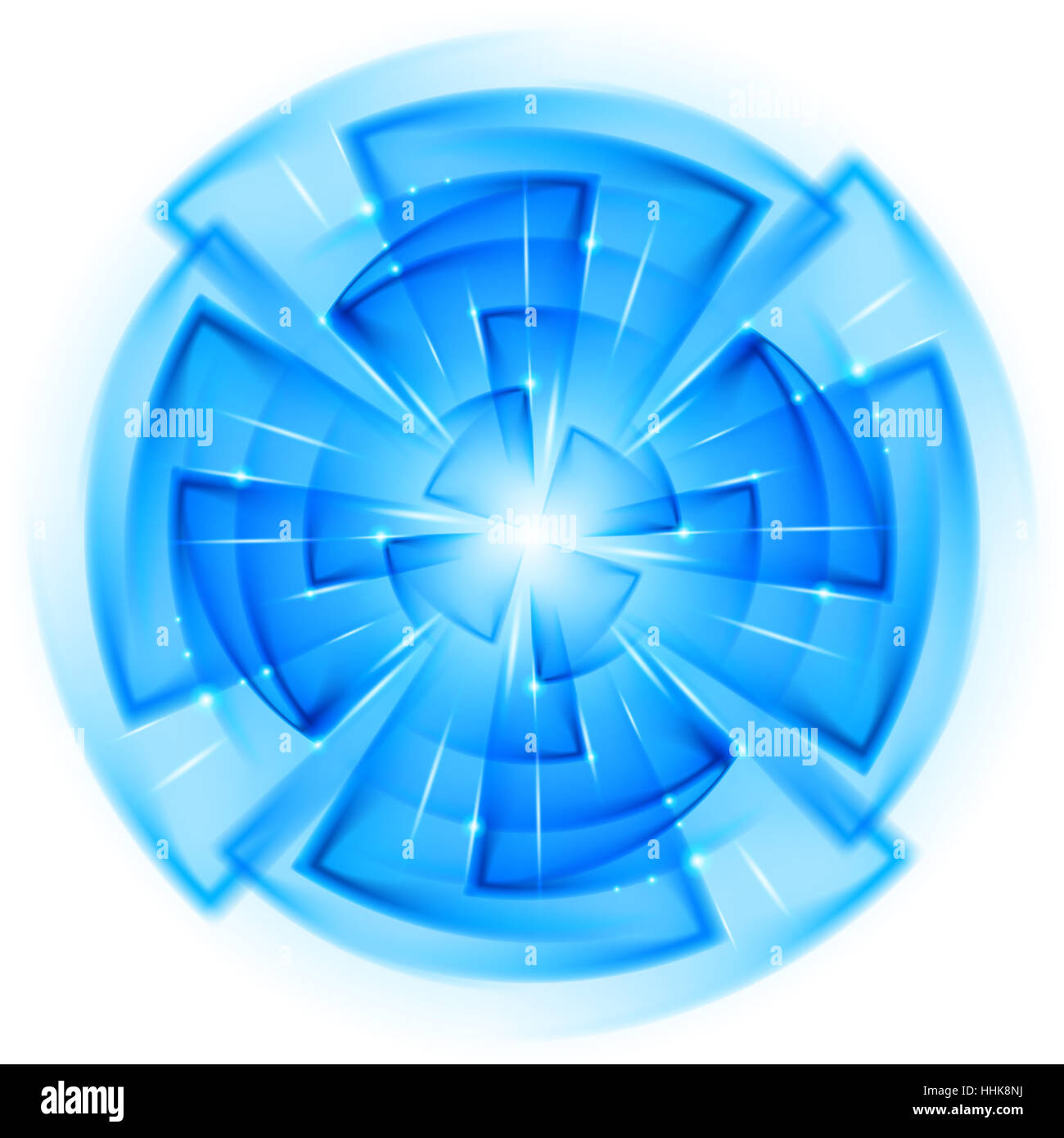 blue, art, beam, new, fantasy, spread, ray, golden, magical ...