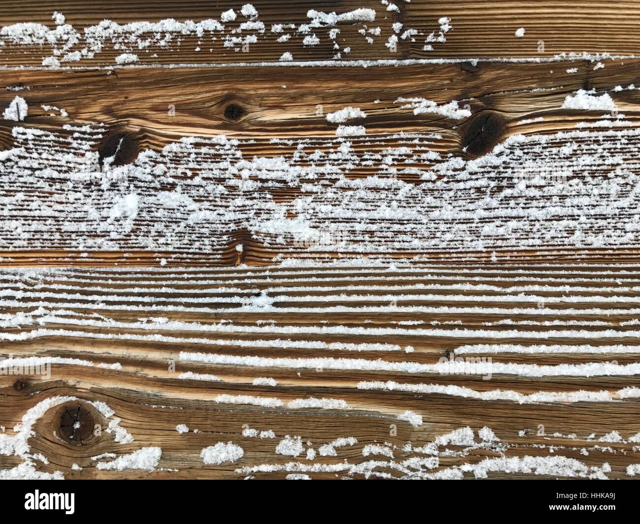 old wood wall covered with snow vintage retro natural outdoor ...