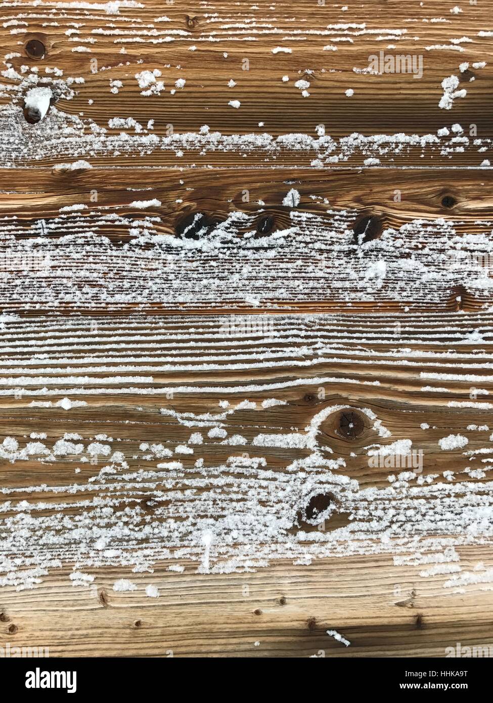 old wood wall covered with snow vintage retro natural outdoor ...