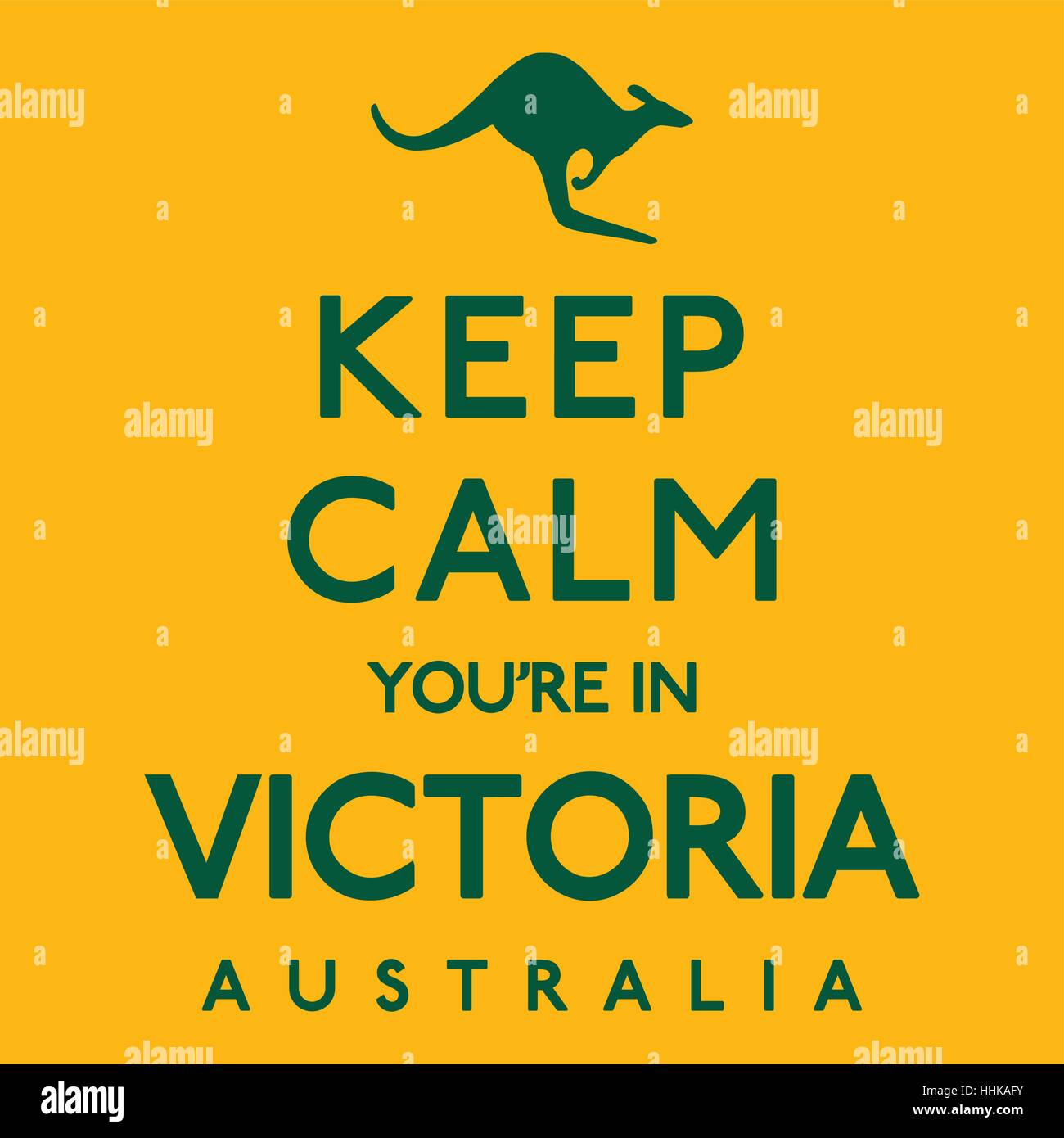 Vintage melbourne poster Stock Vector Images - Alamy