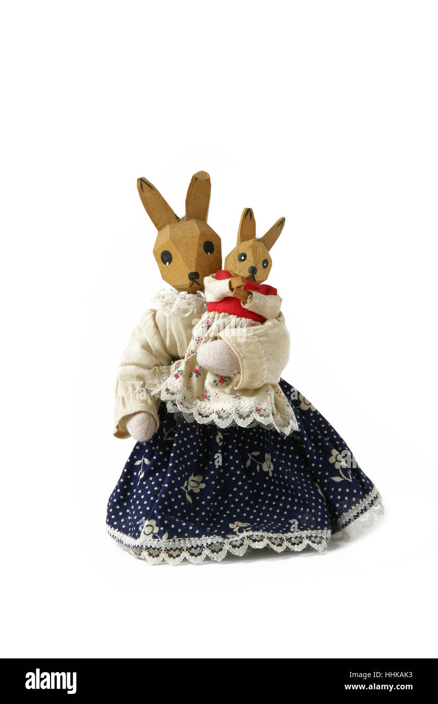 Old bunny toy Cut Out Stock Images & Pictures - Alamy