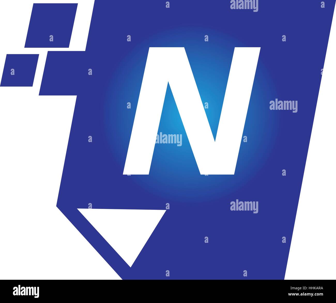 Digital Paper Initial N Stock Vector Image & Art - Alamy