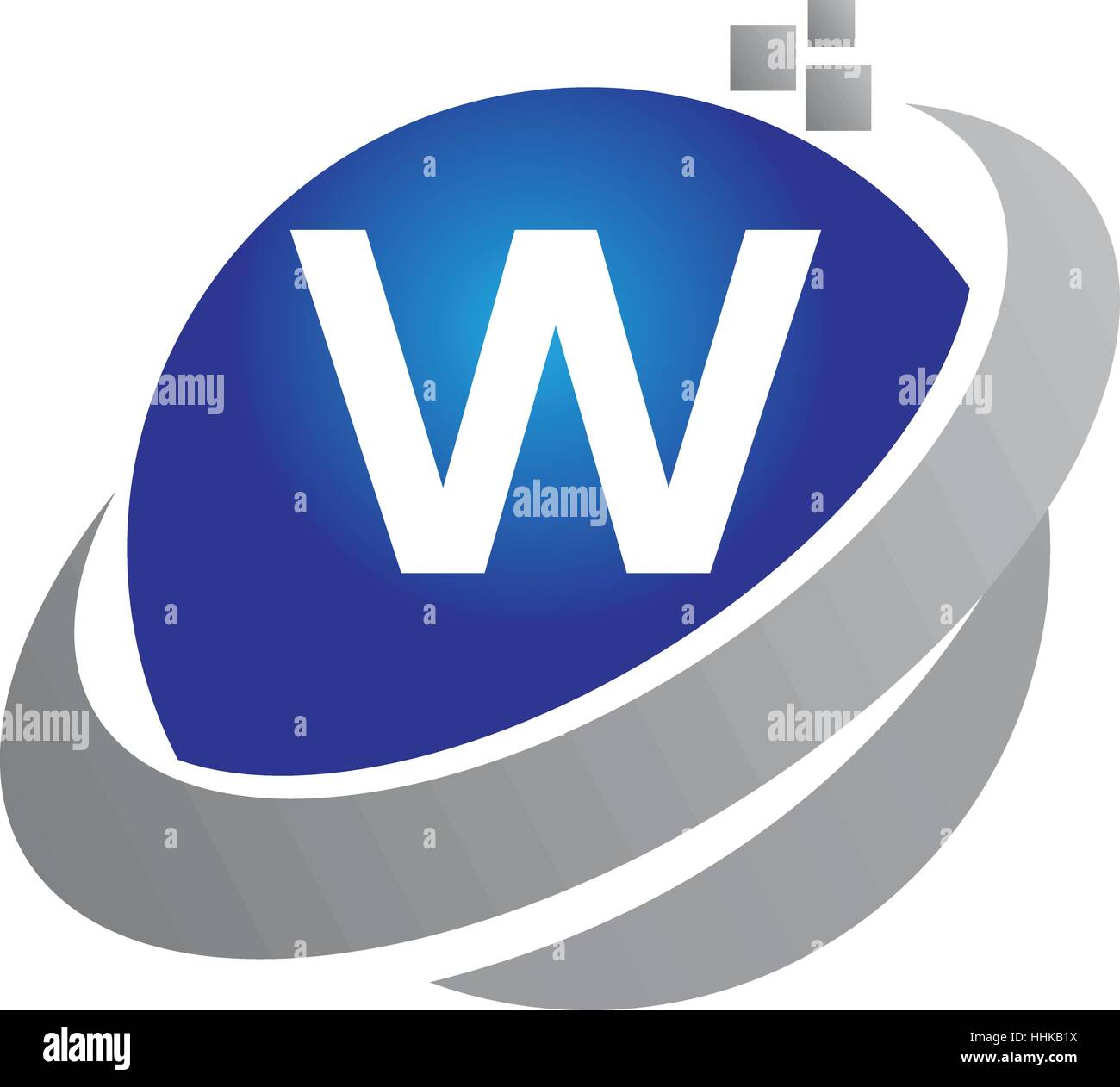 Technology Motion Synergy Letter W Stock Vector Image & Art - Alamy