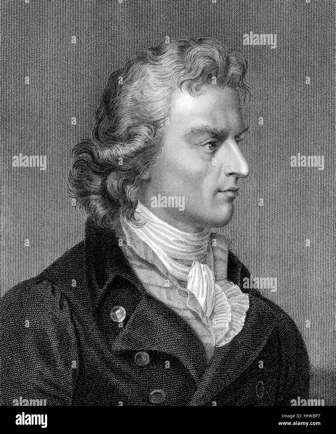 Johann Christoph Friedrich von Schiller, 1759-1805, a German poet ...