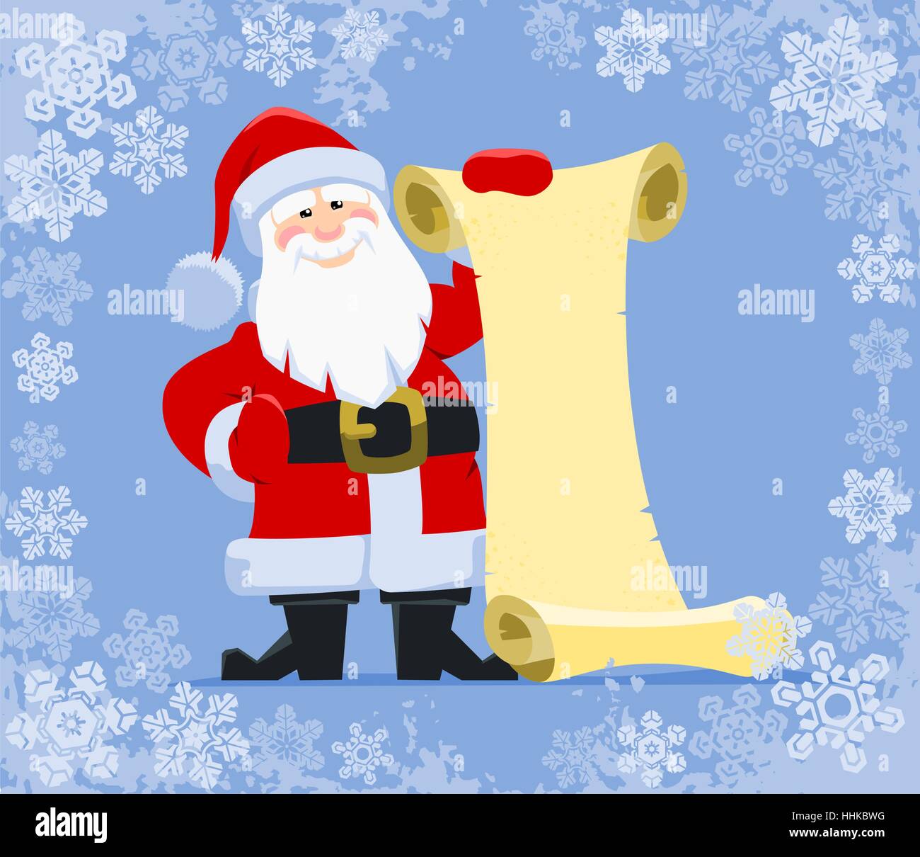 Santa's Wish List Stock Vector Image & Art - Alamy