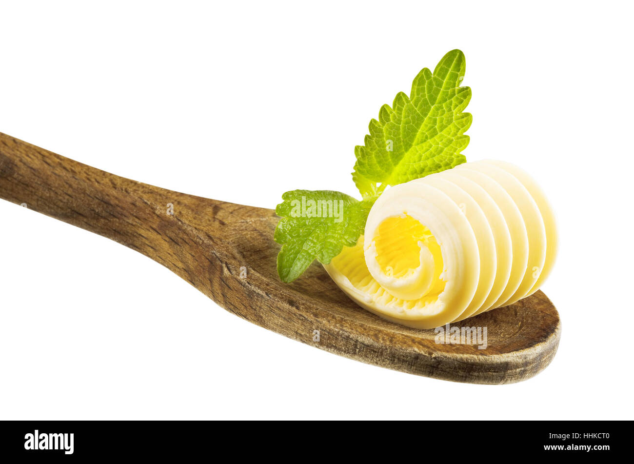 Curled butter Cut Out Stock Images & Pictures - Alamy