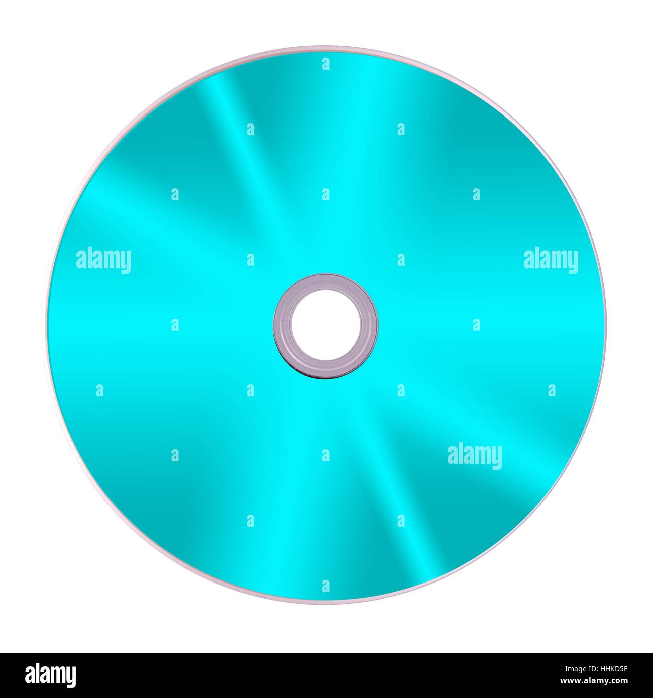 Compact discs isolated against a white background Stock Photo - Alamy