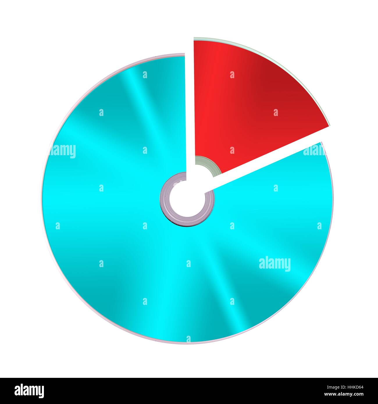 Compact discs isolated against a white background Stock Photo - Alamy