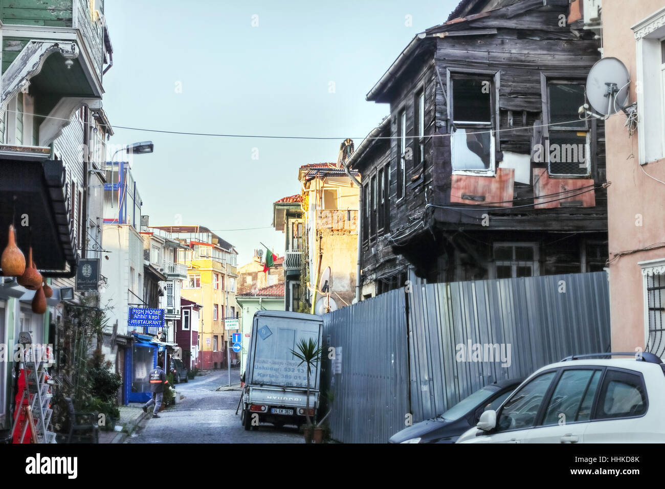 December, 27, 2017 - Istanbul, Turkey: one of old historic districts of ...