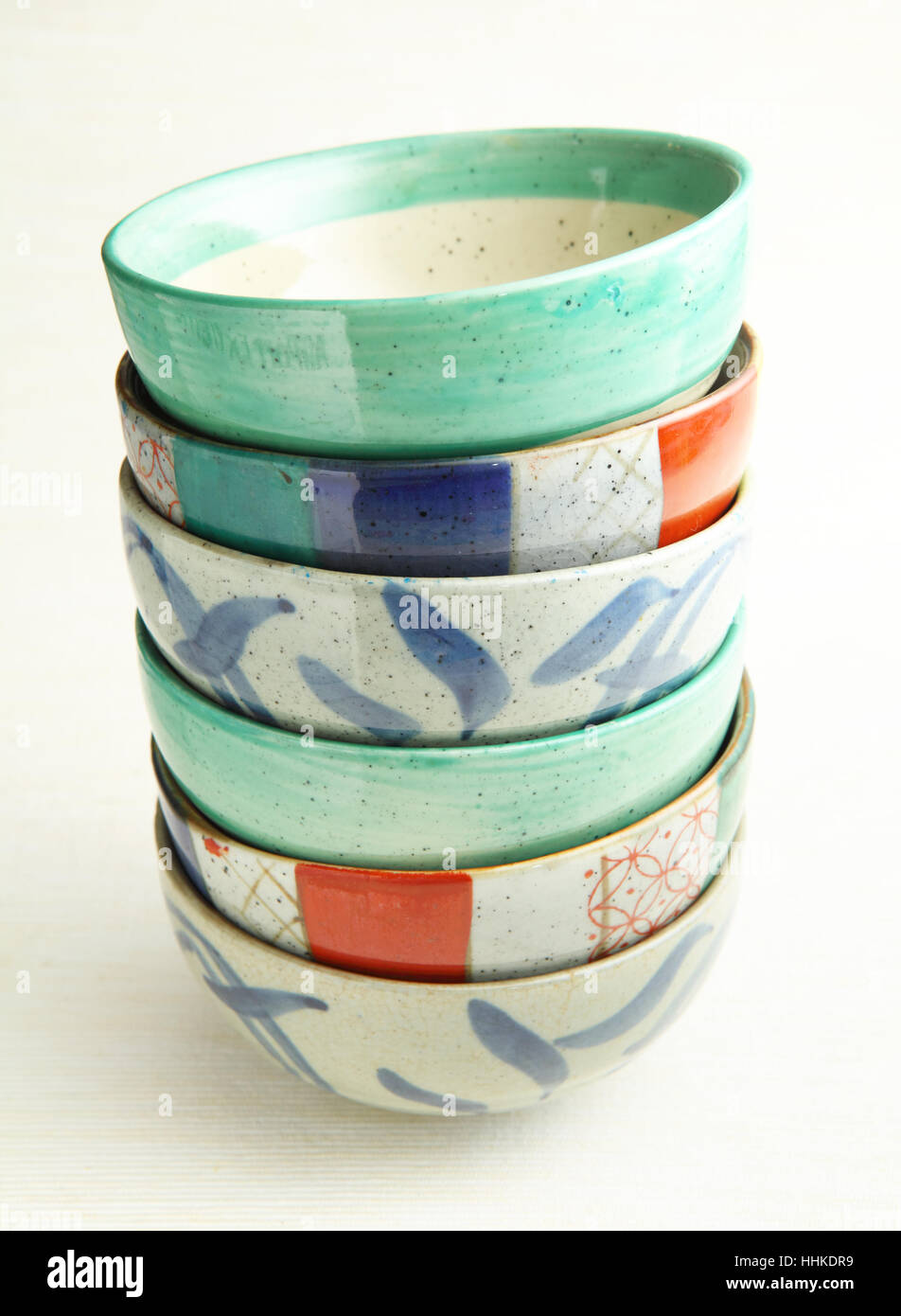 orange, green, three, china, stack, consecutively, stacked, striped ...