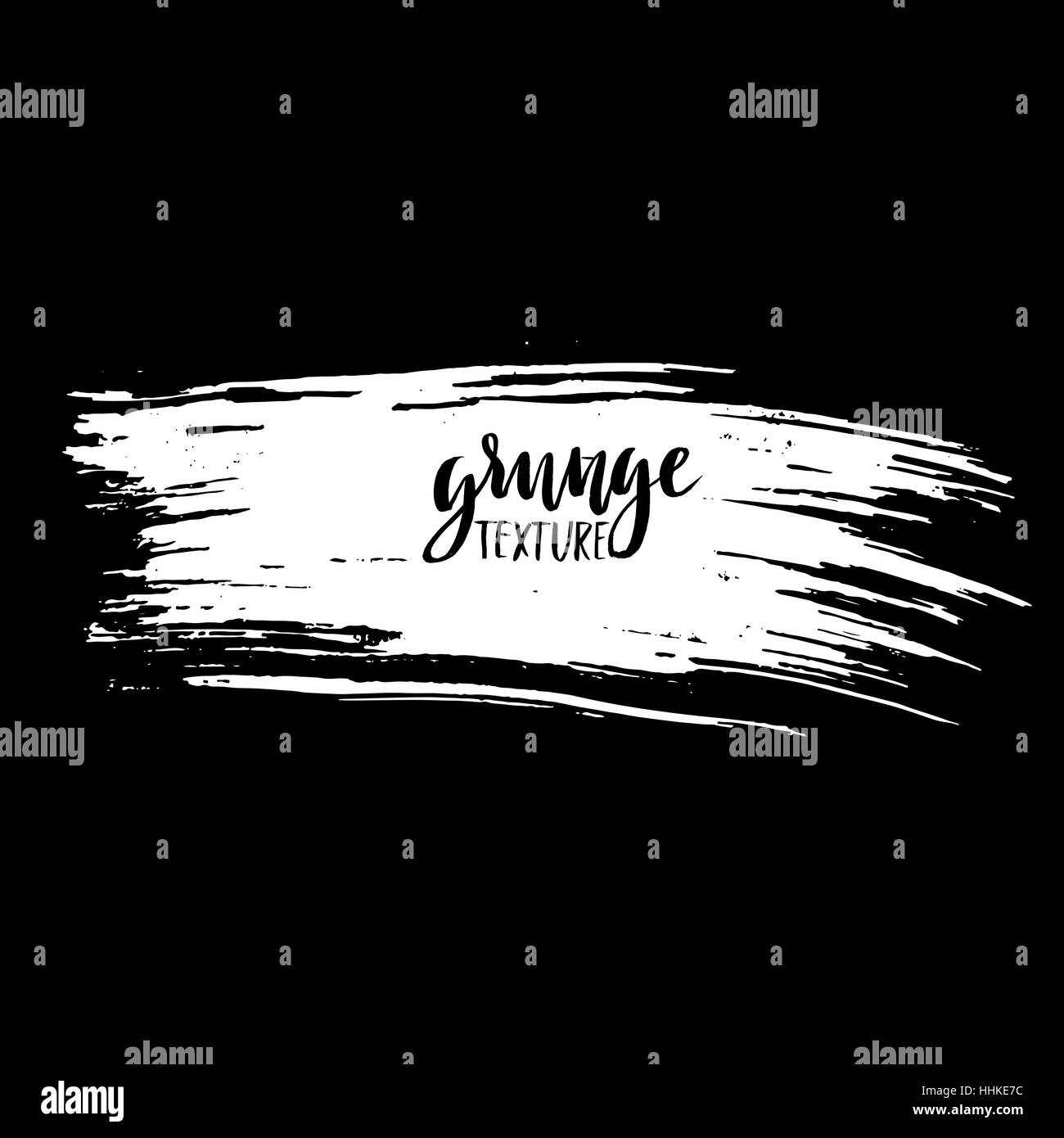 Black ink vector brush strokes background. Vector illustration. Grunge ...