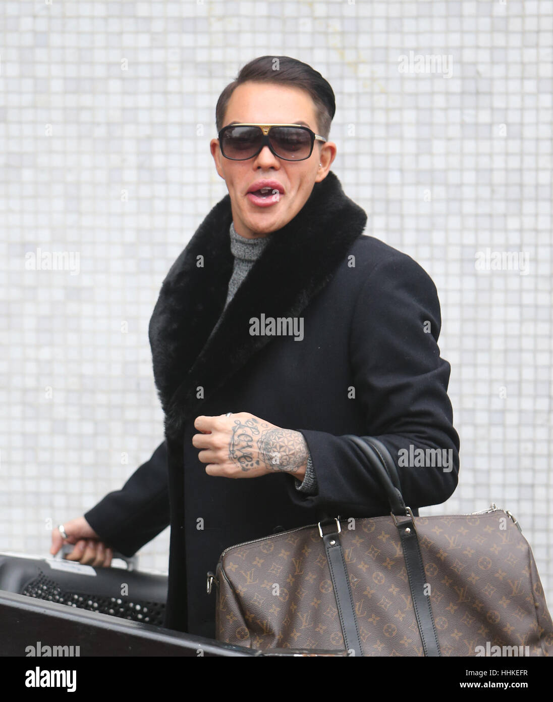 Bobby Norris outside ITV Studios Featuring: Bobby Norris Where: London ...