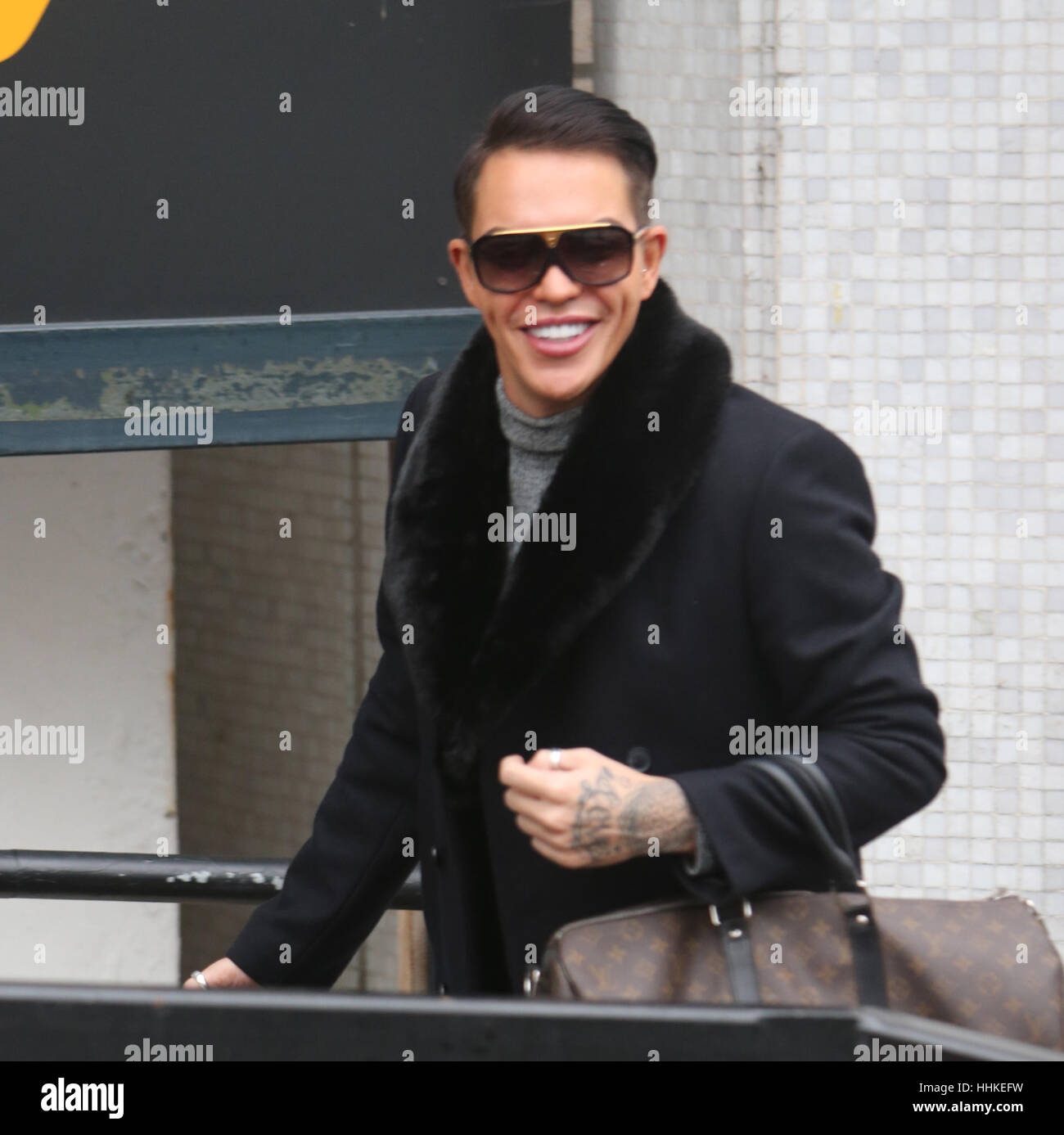 Bobby Norris outside ITV Studios Featuring: Bobby Norris Where: London ...