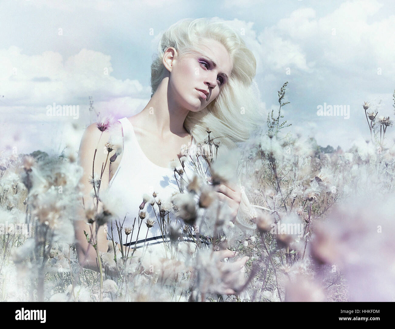 woman, blue, beautiful, beauteously, nice, fashion, model, design ...