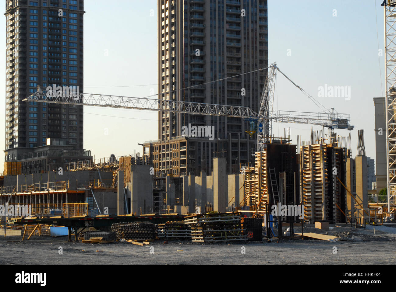 build, industry, engineering, beam, new, concrete, confusion, mess ...