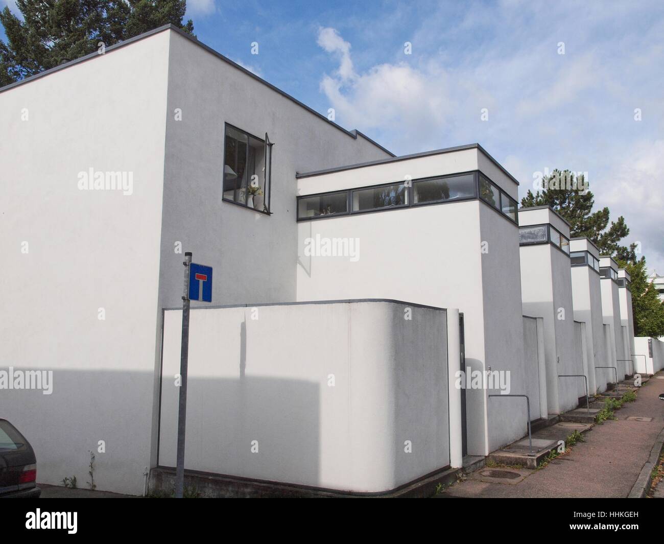houses, modern, modernity, germany, german federal republic, stuttgart ...