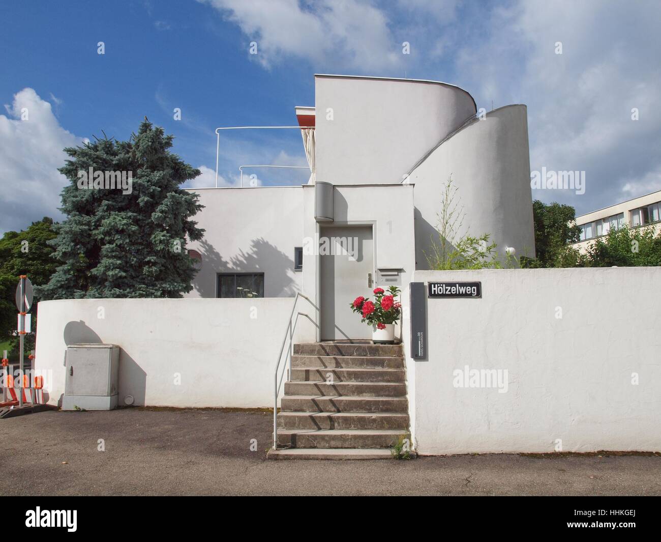 houses, modern, modernity, germany, german federal republic, stuttgart ...