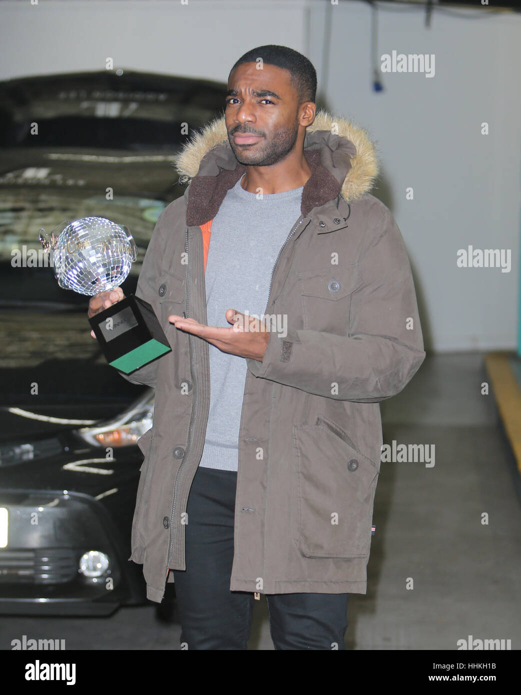 Ore Oduba outside ITV Studios today Featuring: Ore Oduba Where: London ...