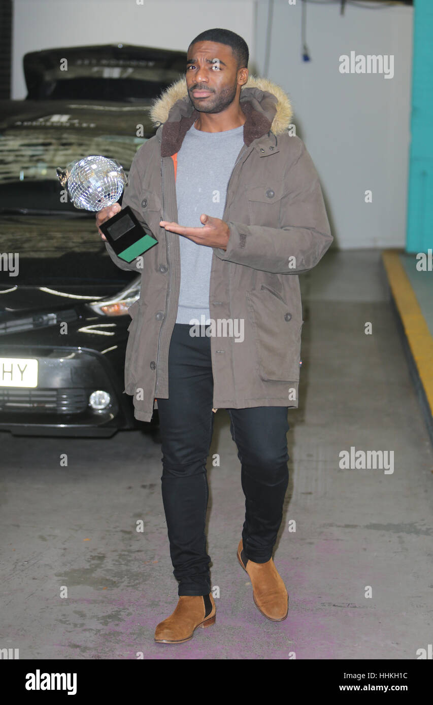 Ore Oduba outside ITV Studios today Featuring: Ore Oduba Where: London ...