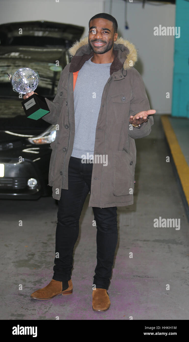 Ore Oduba outside ITV Studios today Featuring: Ore Oduba Where: London ...